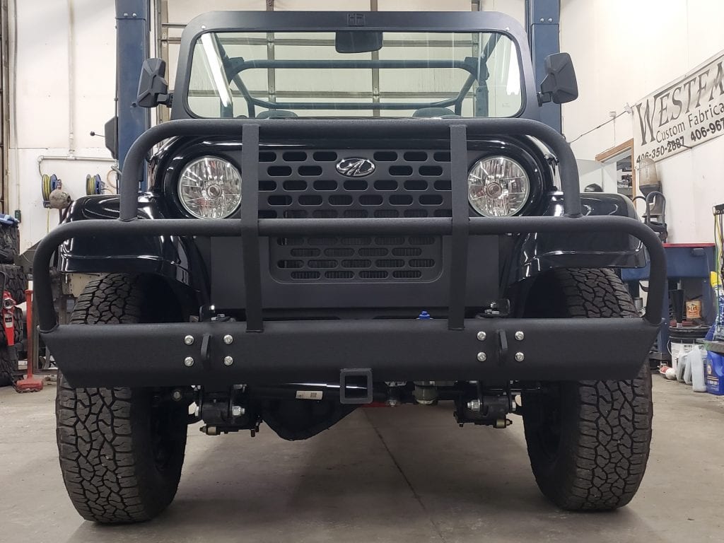 ROXOR Front Bumper w/ Brush Guard and Receiver Hitch (Built to order ...